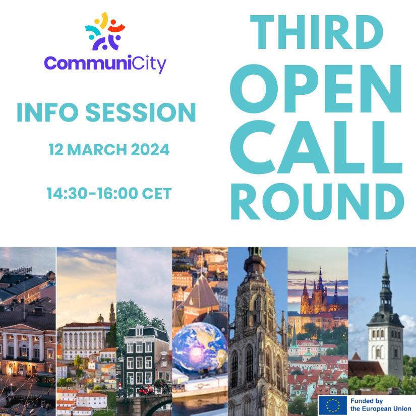 CommuniCity Third Open Call Round - Info Session | Living in EU CommuniCity Third Open Call Round - Info Session | Living in EU